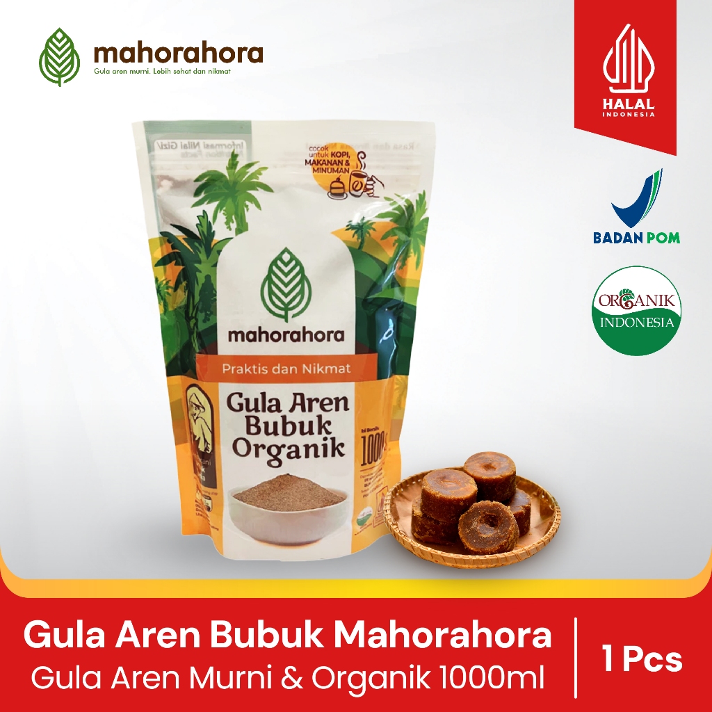 Jual Mahorahora Gula Aren Bubuk Organik – Gula Sehat Rendah Gula Darah ...