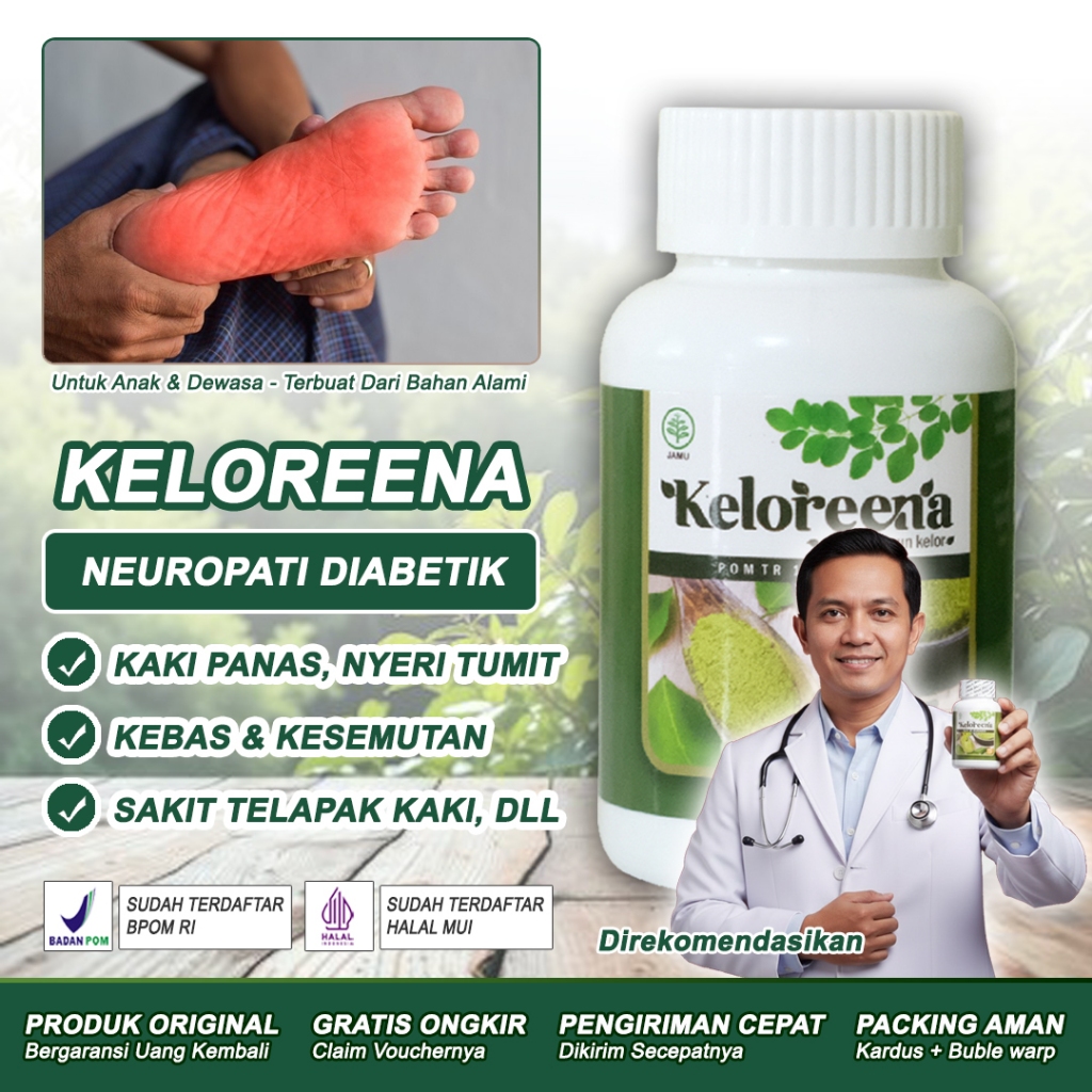 Jual Obat Kaki Panas Neuropati Diabetik Diabetes Sakit Telapak Kaki ...
