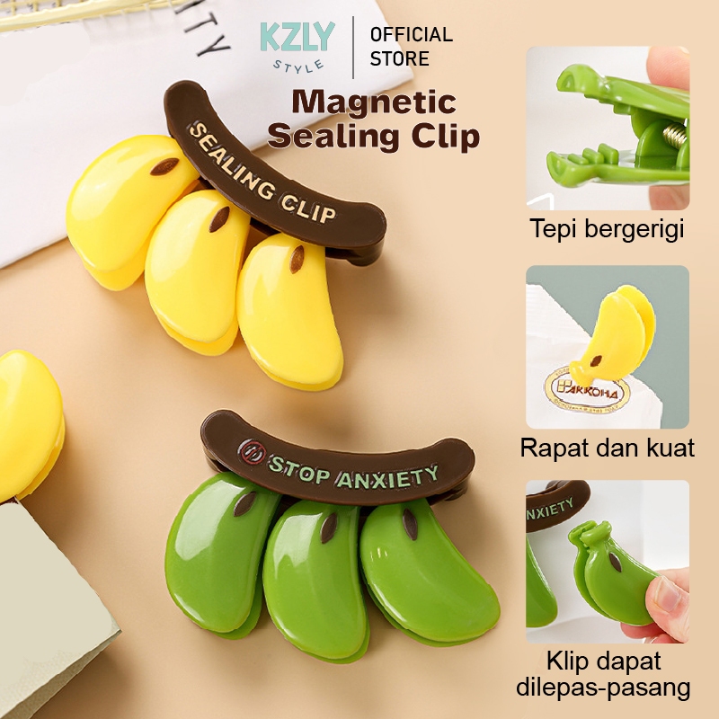 Jual KZLY-Banana Snack Clipper Sealer Penjepit Bungkusan Tempelan ...