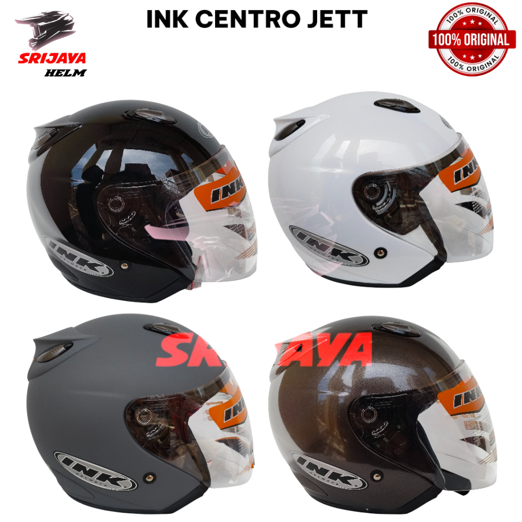 Jual Helm Ink Centro solid original All Varian pull warna Original 100% ...