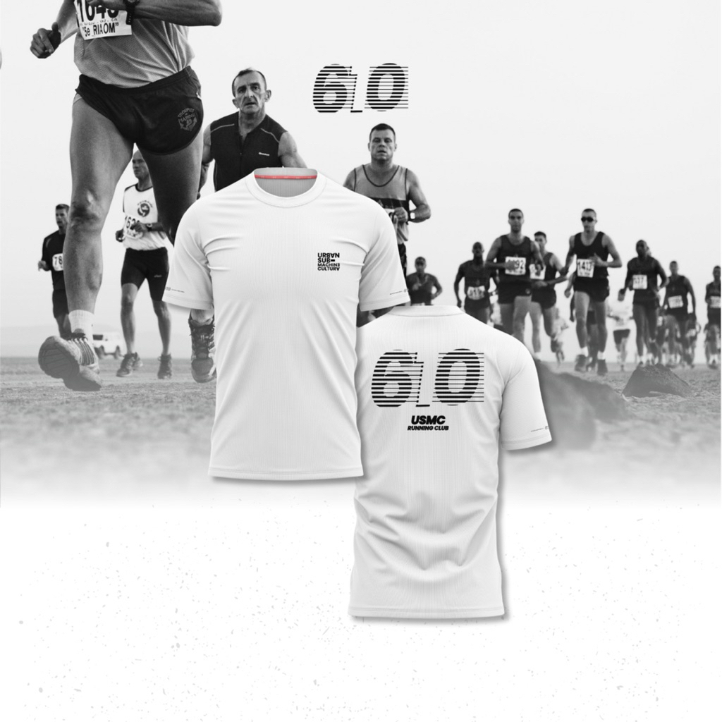 Jual 610.active ft. USMC Running Jersey White Series | Shopee Indonesia