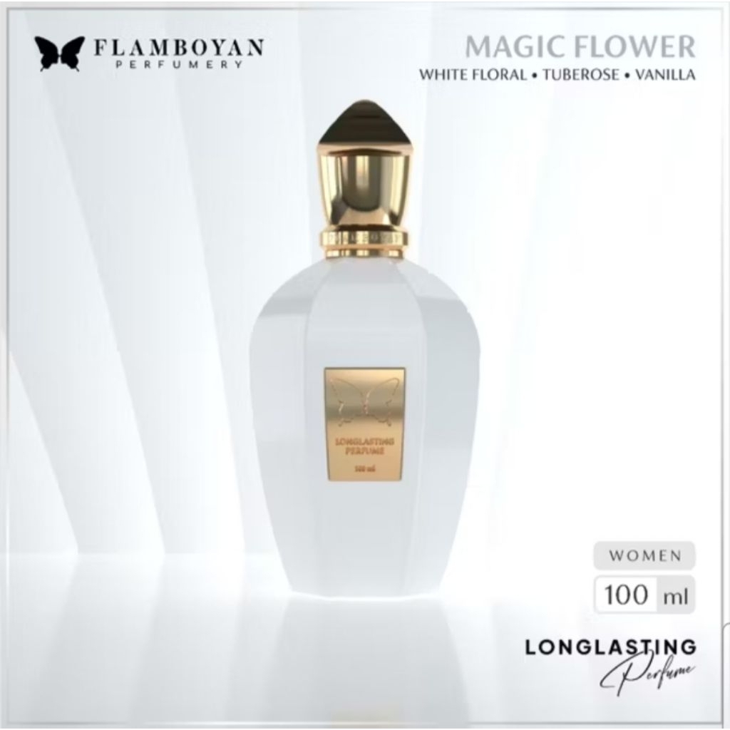 Jual [new] EDP Flamboyan Perfumery - Magic Flower Parfum Floral Elegan ...