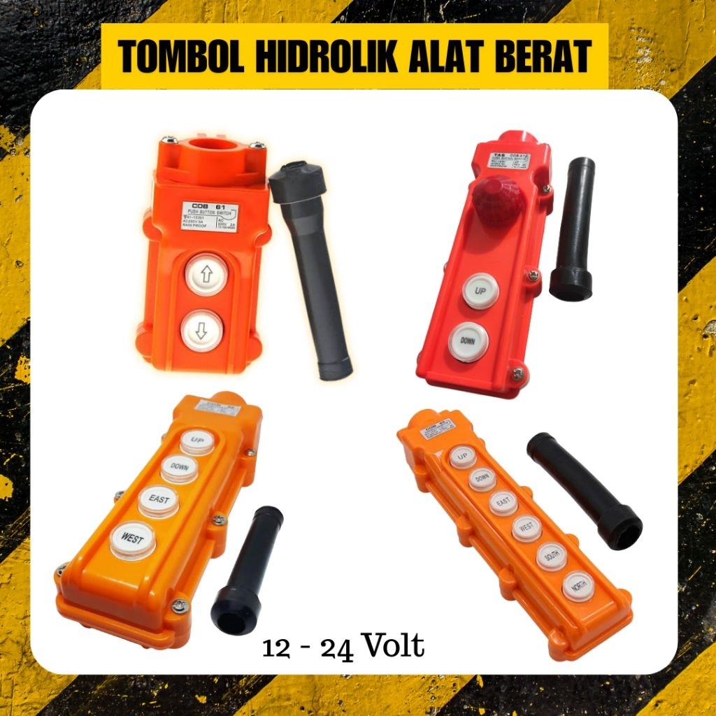 Jual Hoist Button 2 4 6 Tombol Controller Naik Turun Alat Berat Crane ...