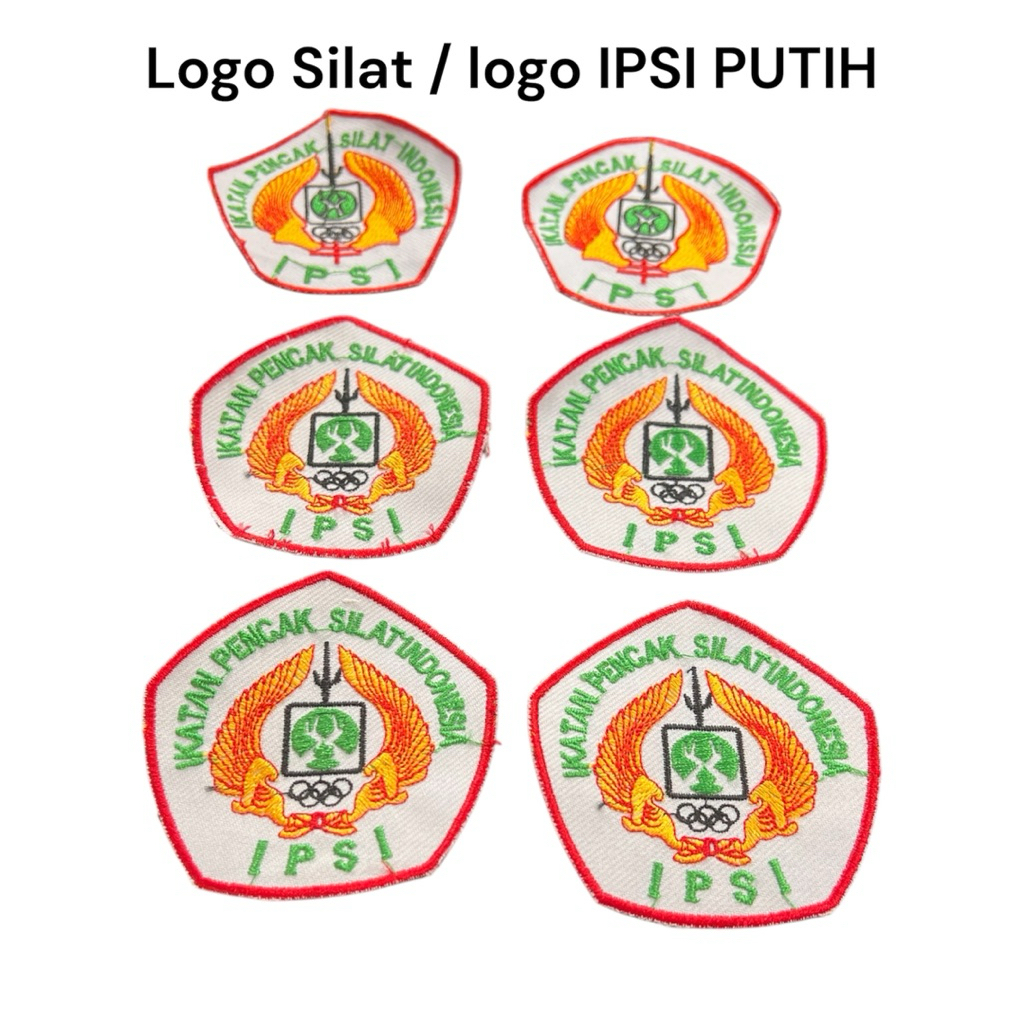Jual LOGO IKATAN PENCAK SILAT INDONESIA / BADGE IPSI PUTIH | Shopee ...