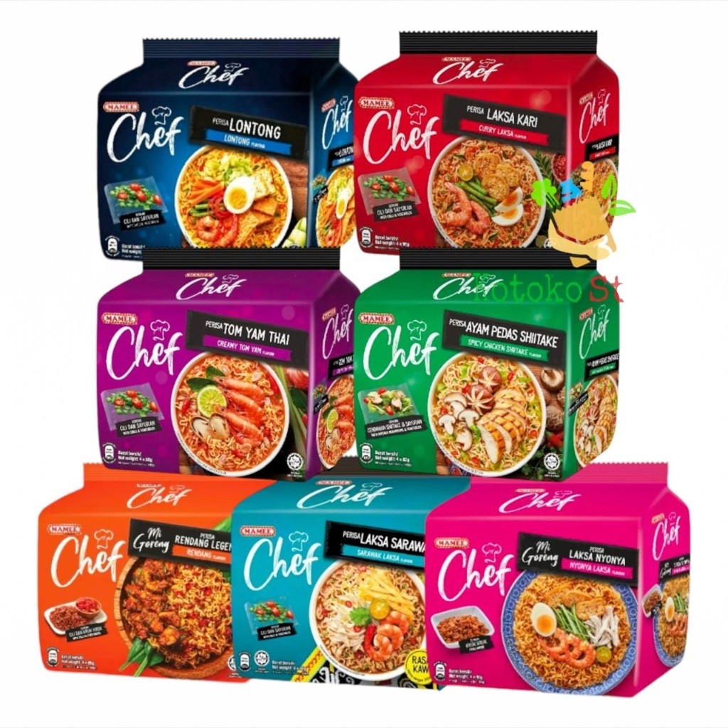 Jual Mamee Chef Mie Instan All Varian Goreng dan Kuah | Shopee Indonesia
