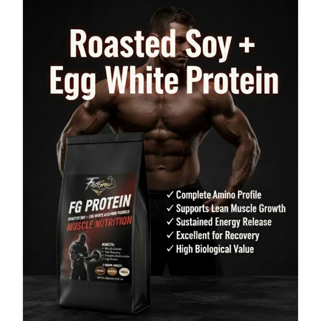 Jual 1 Kg Original FG Whey Protein kedelai + Protein putih telur ...