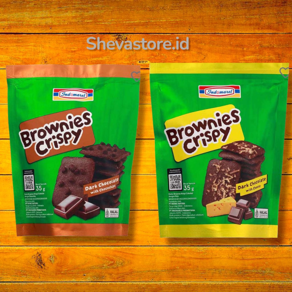 Jual Brownies Crispy Indomaret 35g | Coklat & Cheese | Snack Renyah ...