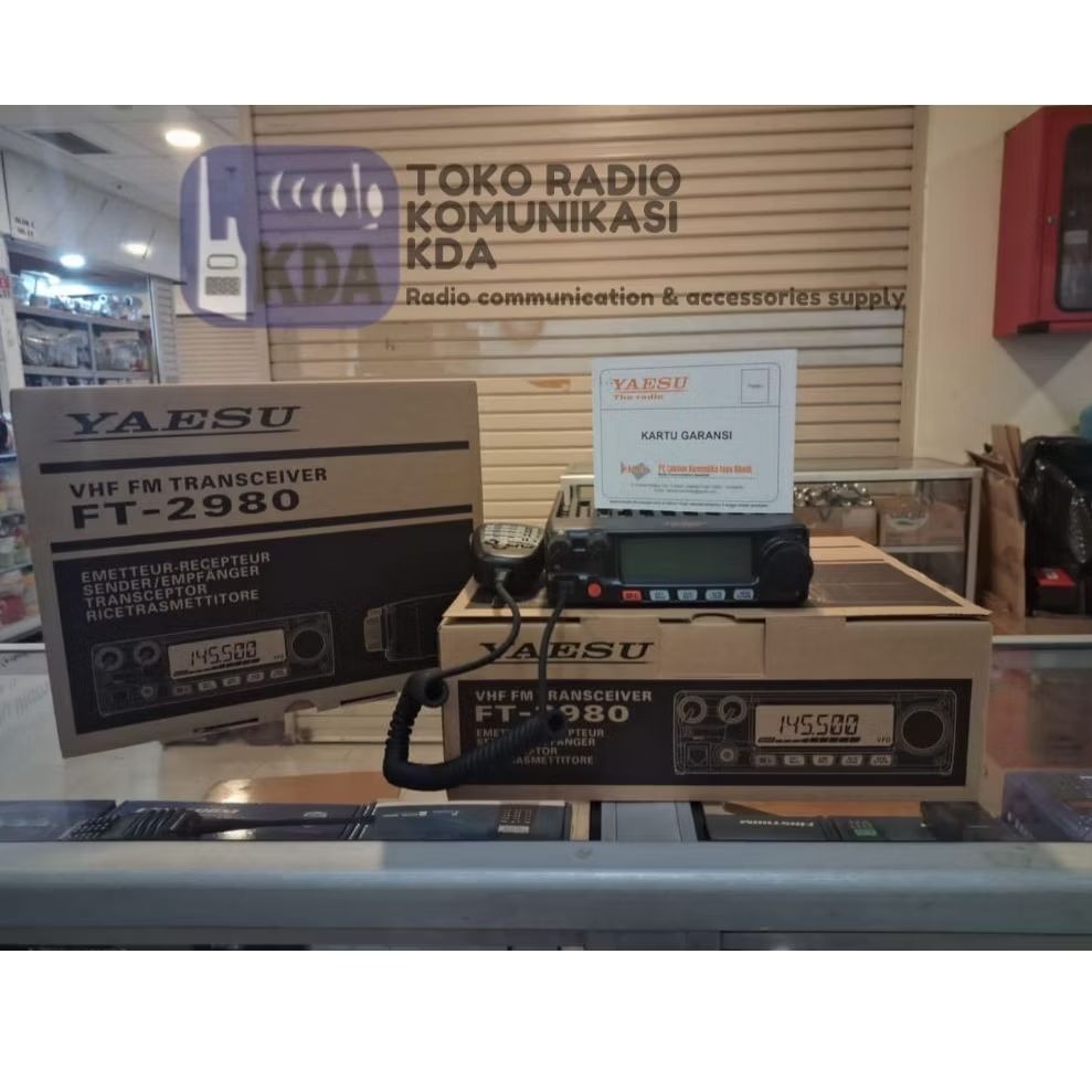 Jual RADIO RIG YAESU FT-2980 | FT2980 | FT 2980 | 80 WATT RADIO | VHF ...
