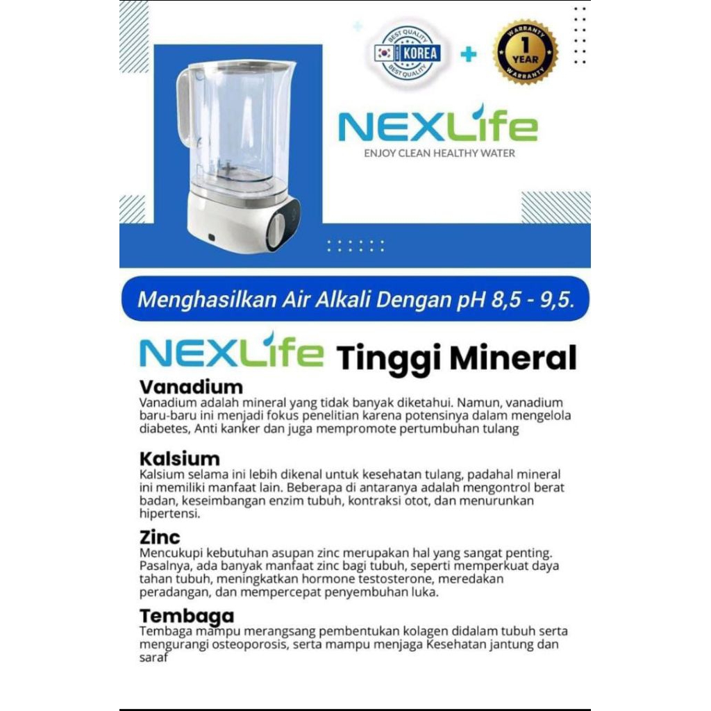 Jual K link Nexlife alat filtrasi air/Nexlife Original/Nexlife air ...
