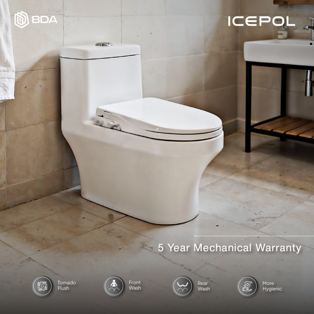 Jual Icepol Kloset Toilet WC Duduk Ecowasher Smart Bidet Closet Desain ...