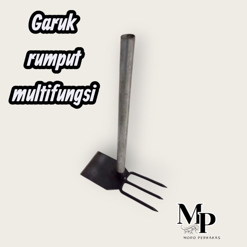 Jual Cangkul garuk 2in1 gagang besi/pacul garuk gagang besi/garuk tanah ...