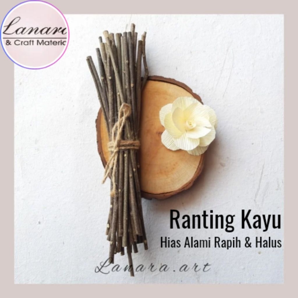 Jual Lanara Ranting Pohon Kecil Kayu Hias Isi 25 Panjang 21 cm Bahan ...