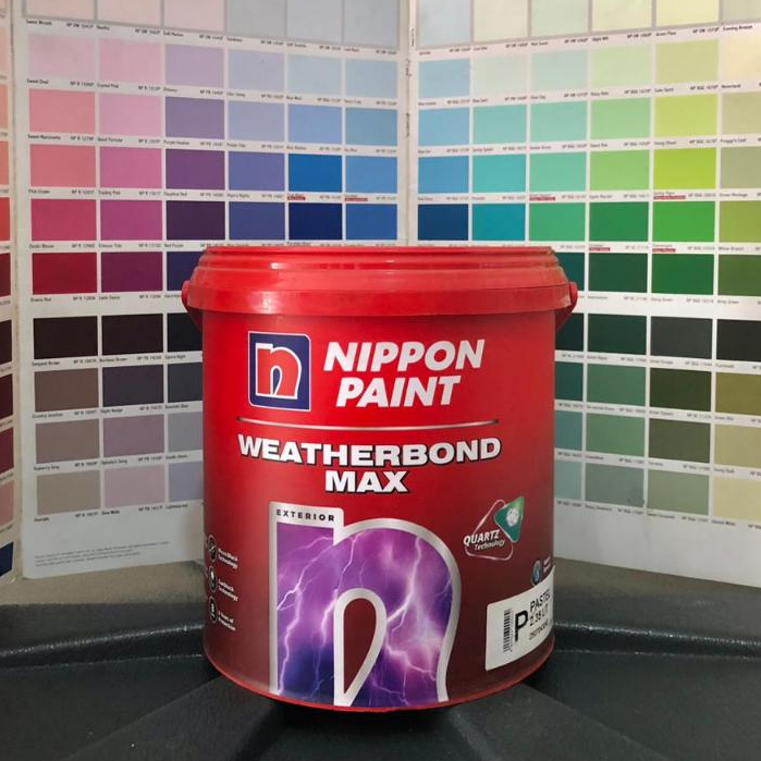 Jual NIPPON PAINT WEATHERBOND MAX 8THN Cat Tembok Exterior Premium - 2 ...