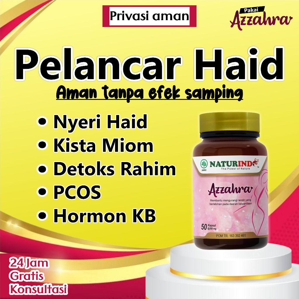 Jual Obat Telat Dateng Bulan Manjakani Pelancaran PCOS Haid Pelancar ...