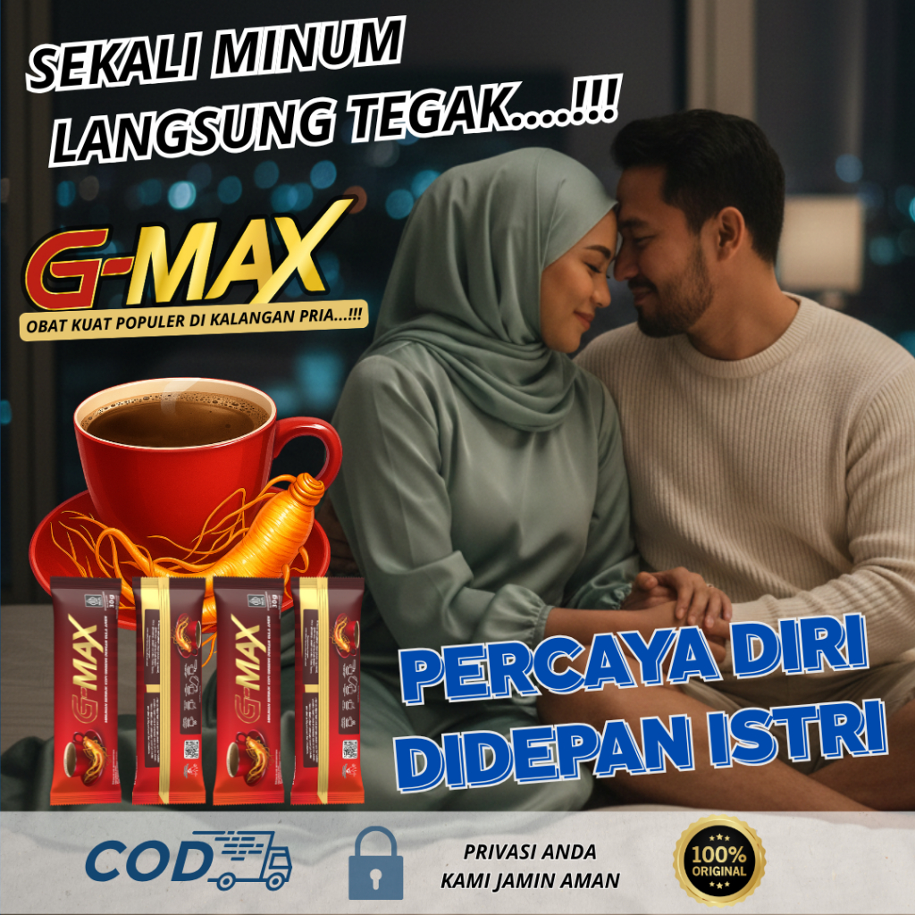 Jual G-MAX Minuman Kopi Stamina Pria Dewasa Extra Gingseng Original Tahan Lama Awet Bersama ...