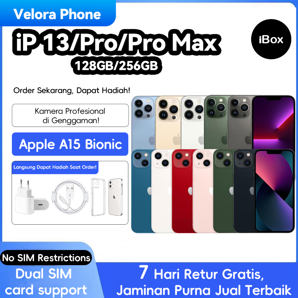 Jual iPhone 13 Pro Max Second Original 100% iP 13 Pro / iP 13 / iP 13 ...