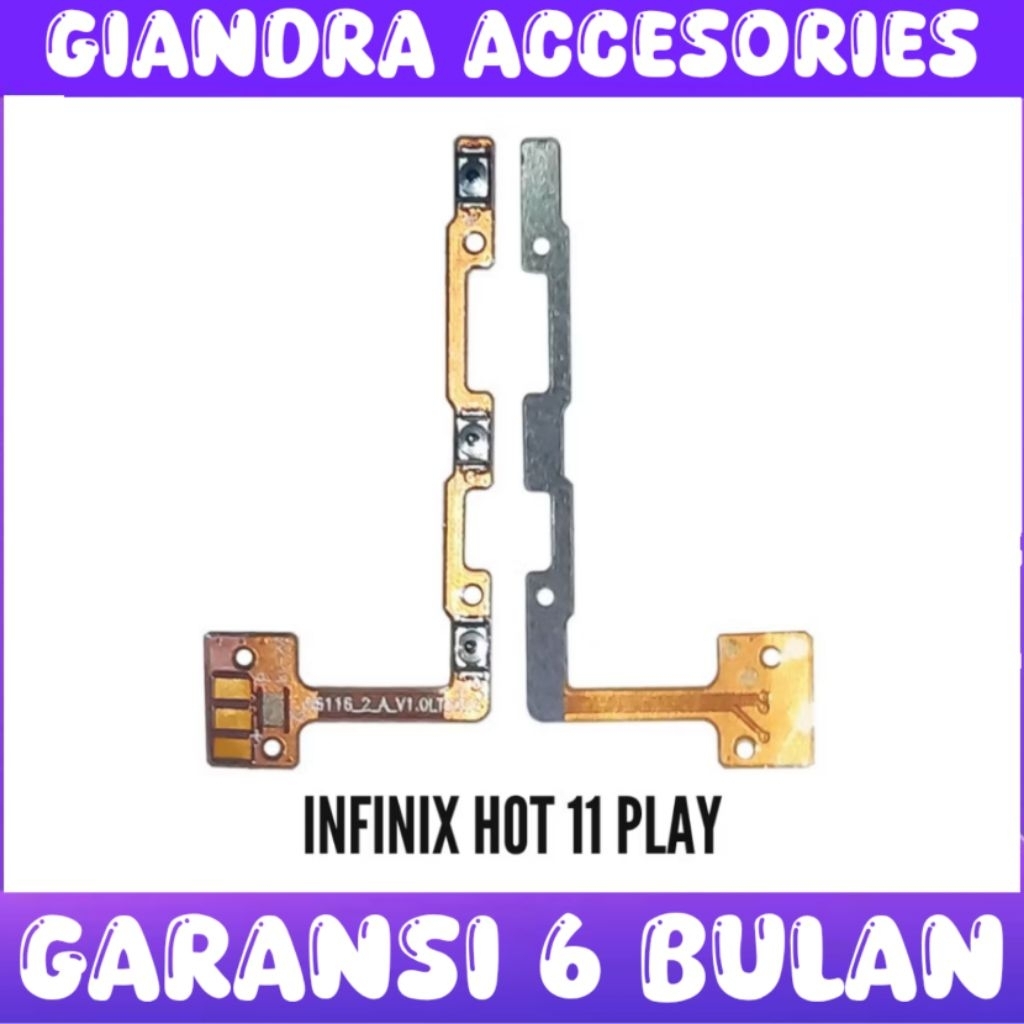 Jual Flexibel Flexible On Off Infinix Hot 11 Play Tombol Power On Off ...
