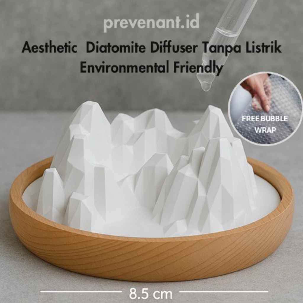 Jual Mountain Diatomite Diffuser tanpa Listrik (free bubble wrap ...