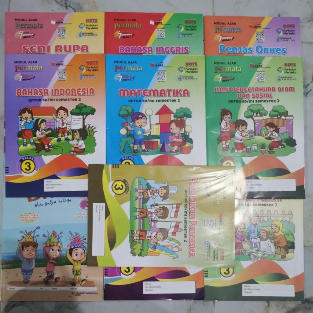 Jual BUKU LKS PERMATA SEMESTER 2 UNTUK KELAS 3 SD/MI AJARAN 2025/2026 ...