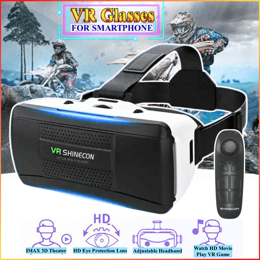 Jual NEW COD Shinecon G06B Kacamata VR Box IMAX Virtual Reality 3D ...
