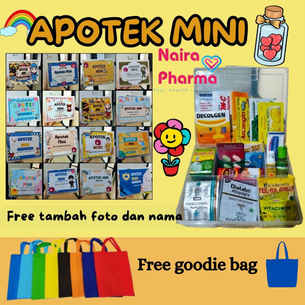 Jual Apotek mini (READY STOK) Free GOODIE BAG obat lengkap TERMURAH ...