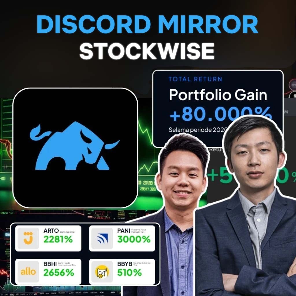 Jual DISCORD MIRROR STOCKWISE KELAS SAHAM BY ANDRY HAKIM | Shopee Indonesia