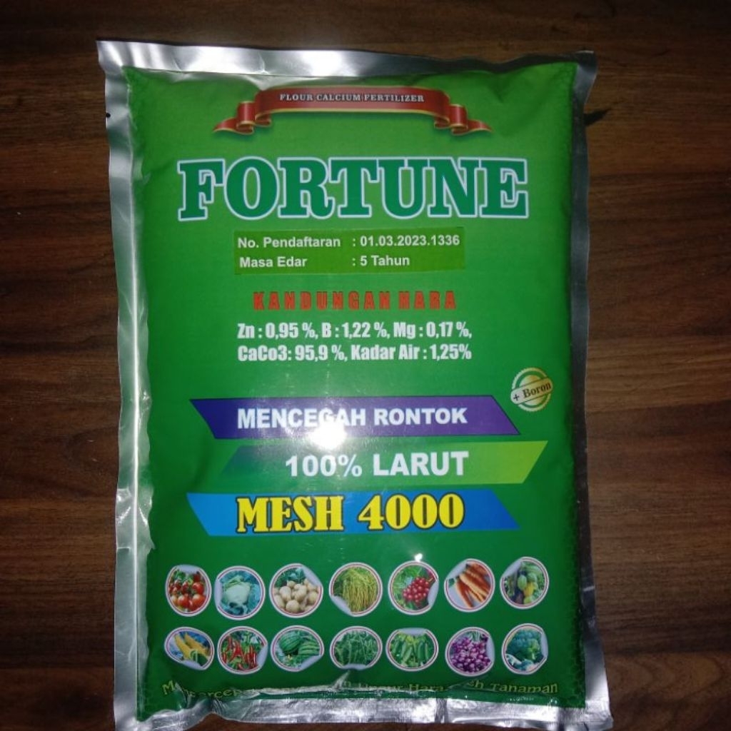 Jual FORTUNE: PUPUK KALSIUM + BORON PENCEGAH RONTOK BUNGA DAN BUAH 1 KG ...