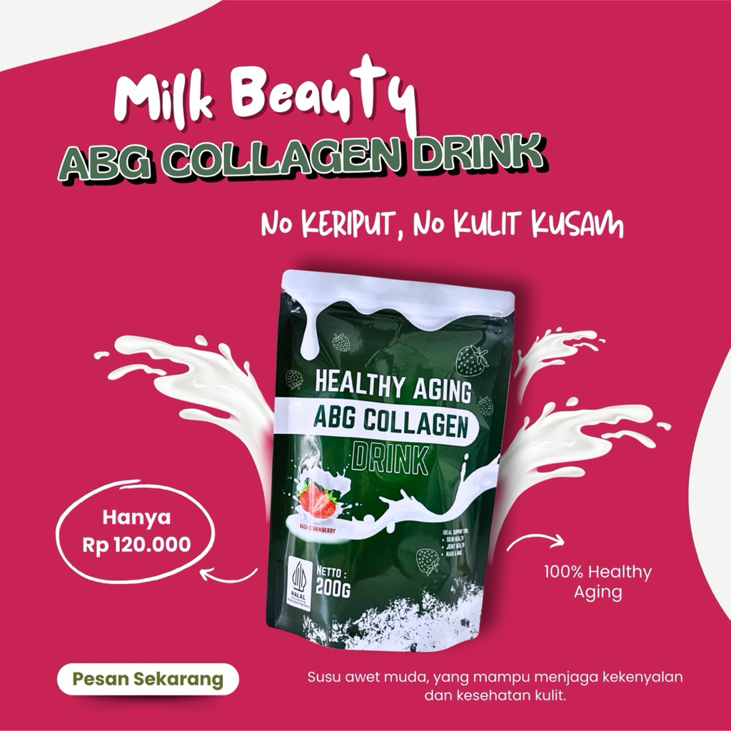 Jual ABG COLLAGEN DRINK / MILKBBEAUTY DRINK / HEALTHY AGING / SUSU ...