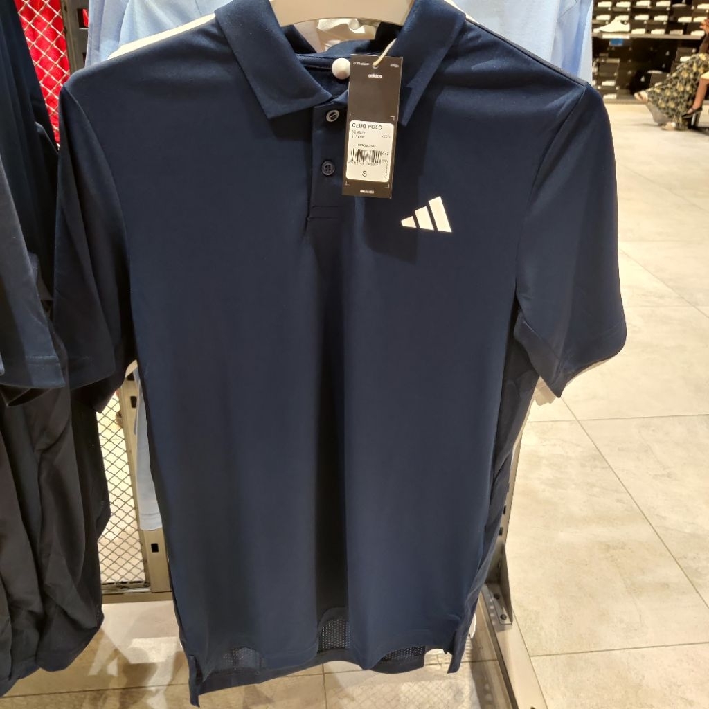 Jual baju Tenis adidas polo tennis club 3 stripes original BNWT sale ...