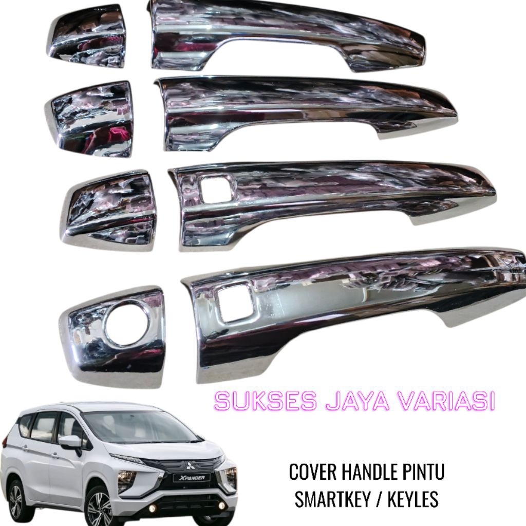 Jual COVER HANDLE PINTU MOBIL SMARTKEY MOBIL XPANDER CHROME | Shopee ...