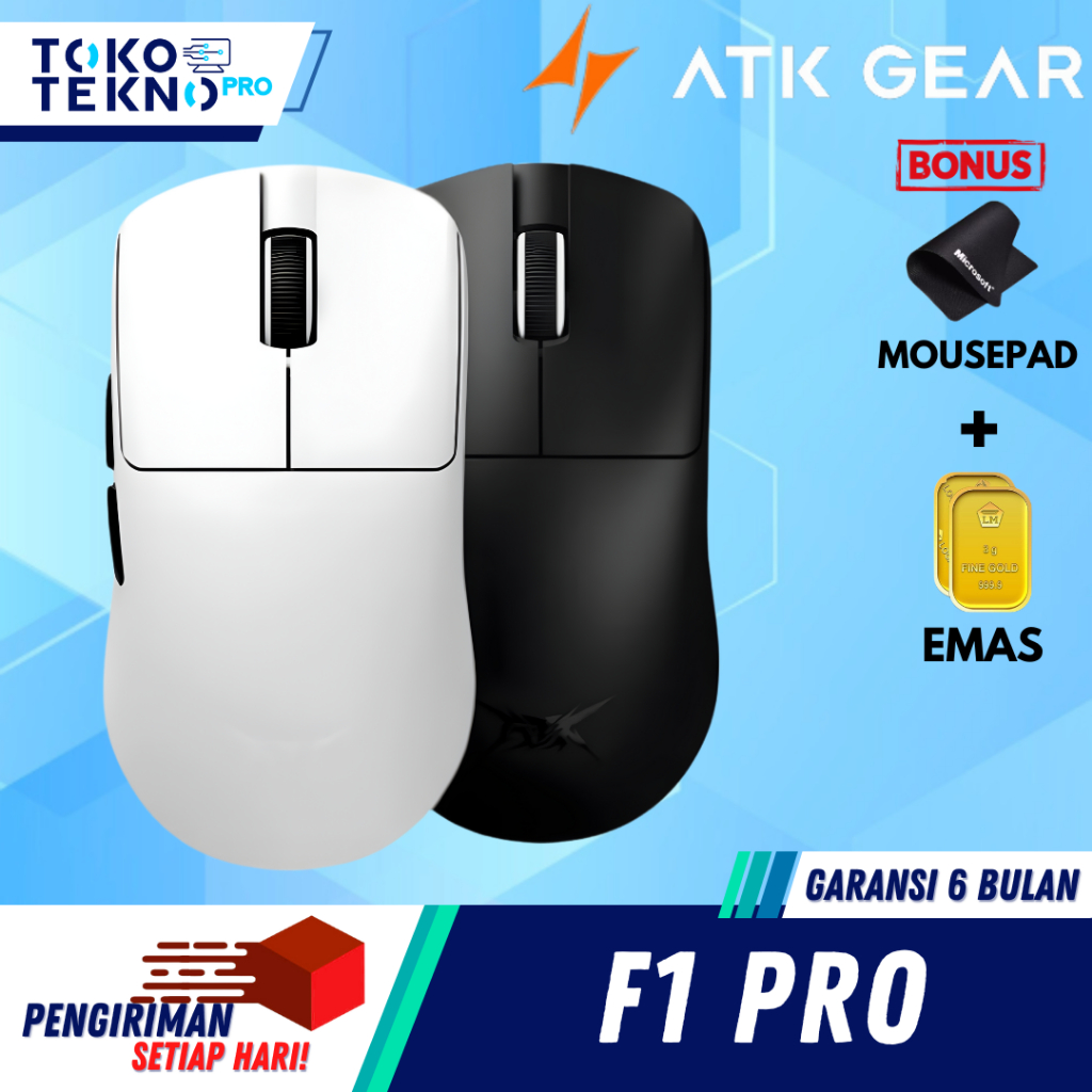 Jual VXE ATK F1 / F-1 Pro Blazing Sky 8K Wireless Light Weight PAW3950 ...