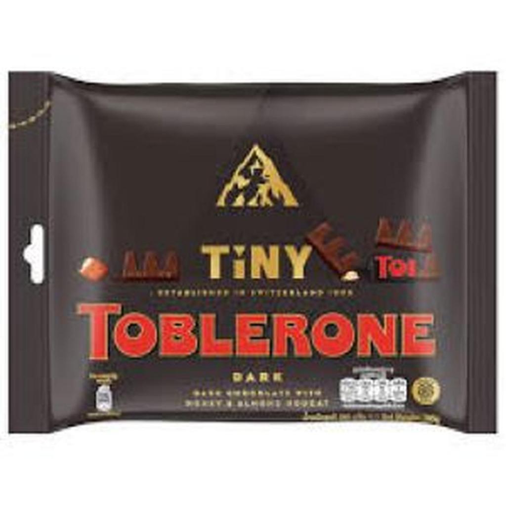 Jual TOBLERONE TINY CHOCOLATE DARK 200gr (HALAL) | Shopee Indonesia