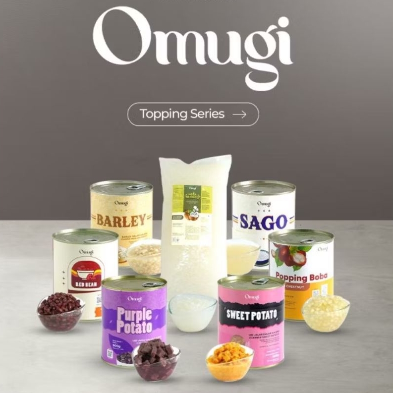 Jual Omugi Topping minuman all varian rasa | Shopee Indonesia
