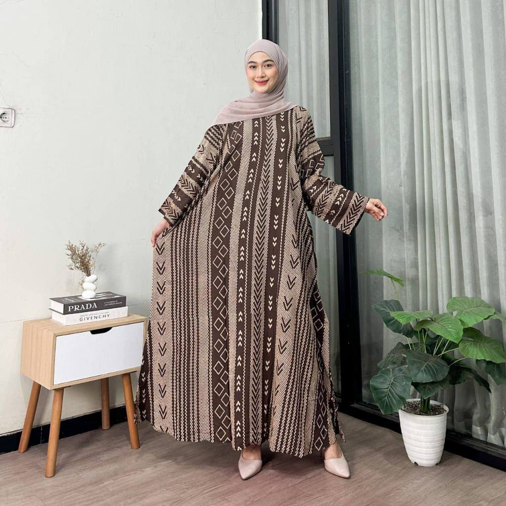 Jual Abaya Inara Jumbo Ld 150 by Batik A W Abaya Kaftan Rayon Premium ...
