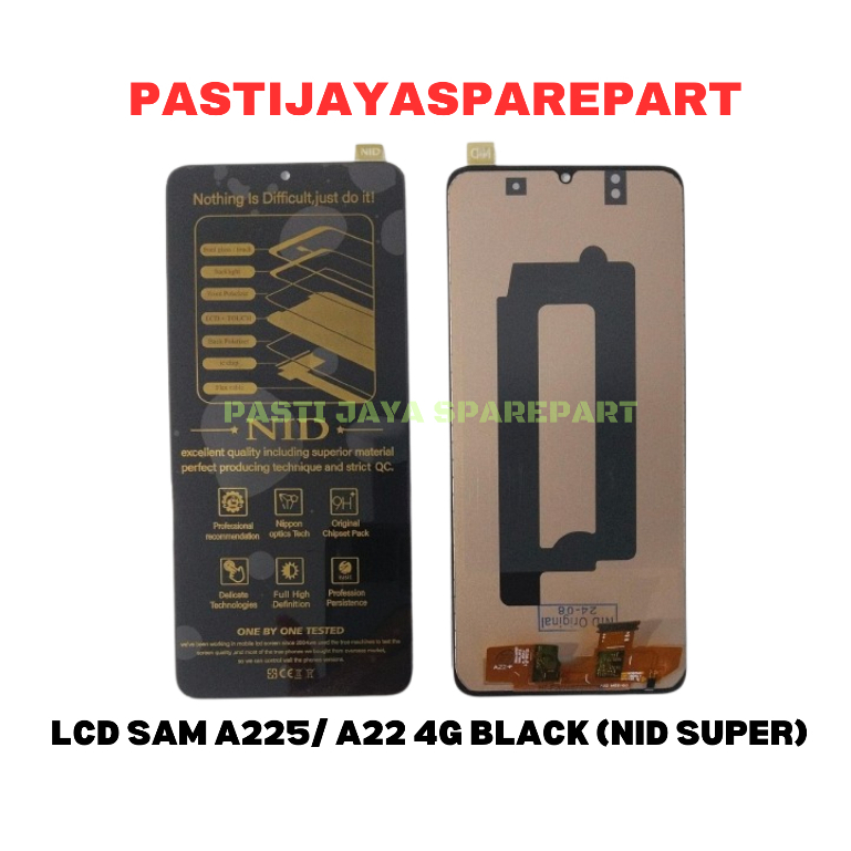 Jual LCD TOUCHSCREEN SAMSUNG A225 / A22 4G BLACK | Shopee Indonesia