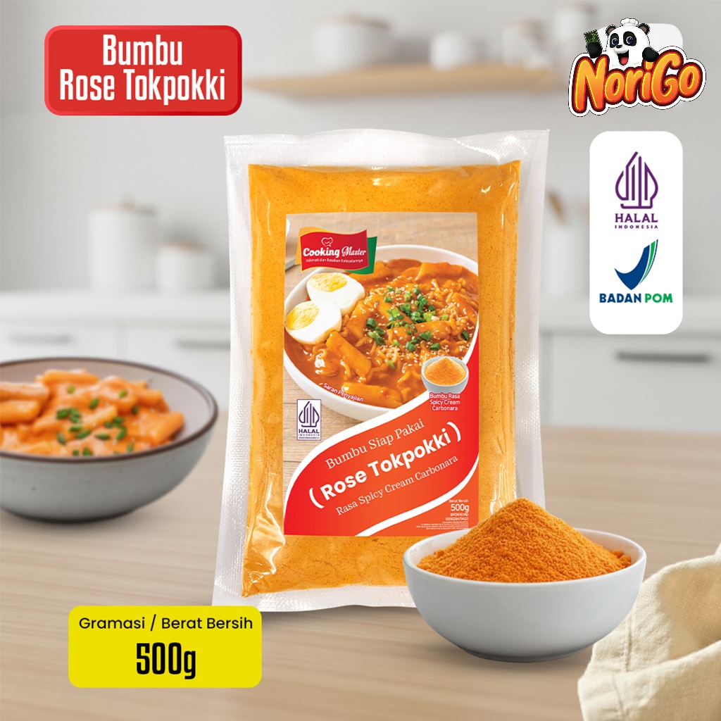 Jual Bubuk Saus Tokpokki \ Rose Tteokbokki \ Spicy Cream Carbonara ...