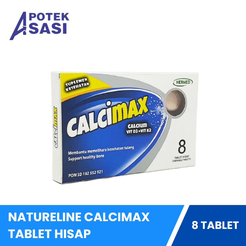 Jual Natureline Calcimax Tablet Hisap Isi 8 - Membantu Memelihara ...