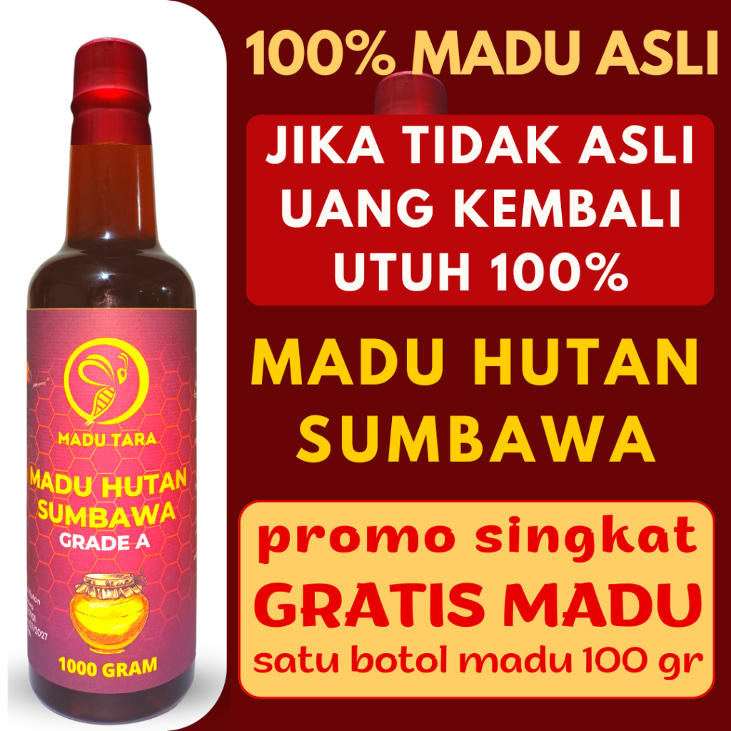 Jual MADU HUTAN SUMBAWA MADU ASLI MADU MENTAH MURNI RAW HONEY MADU TARA ...