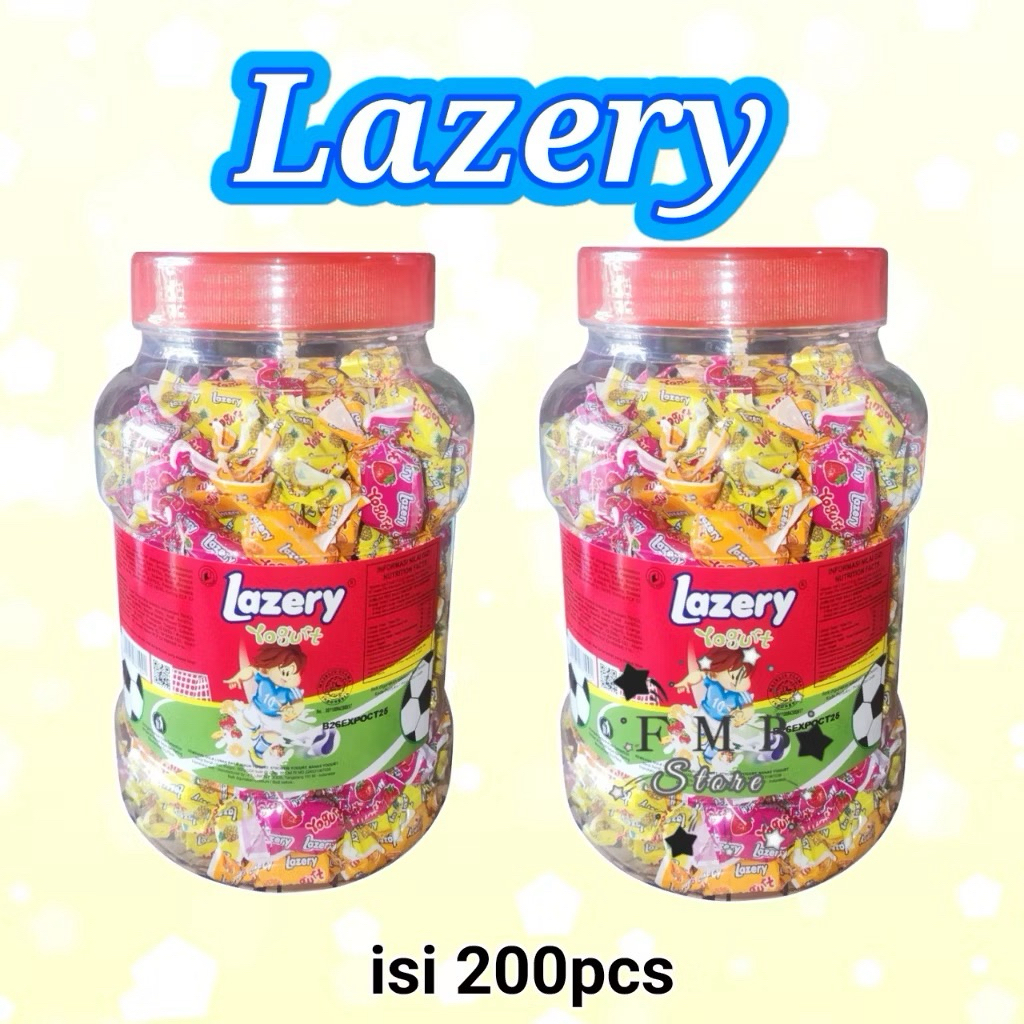 Jual LAZERY Yogurt Toples isi 200pc 500Gram | Shopee Indonesia