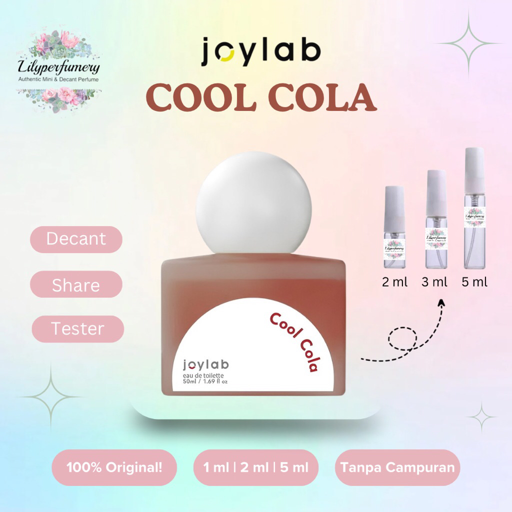 Jual Decant / Share JOYLAB COOL COLA EDT 1 ml | 2 ml | 5 ml (Authentic ...