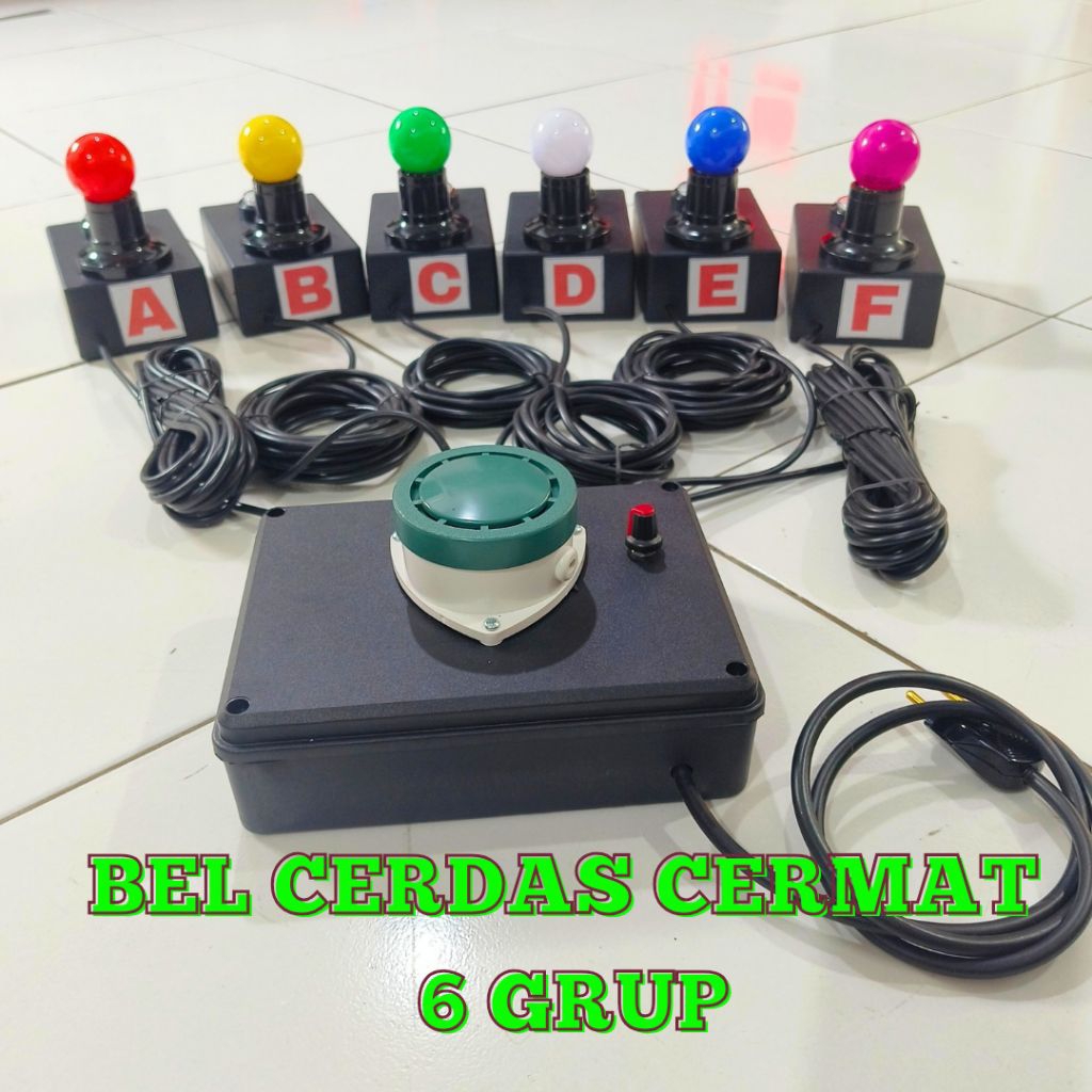 Jual Bel cerdas cermat 6 grup bel cerdas cermat 6 tim sistem auto lock ...
