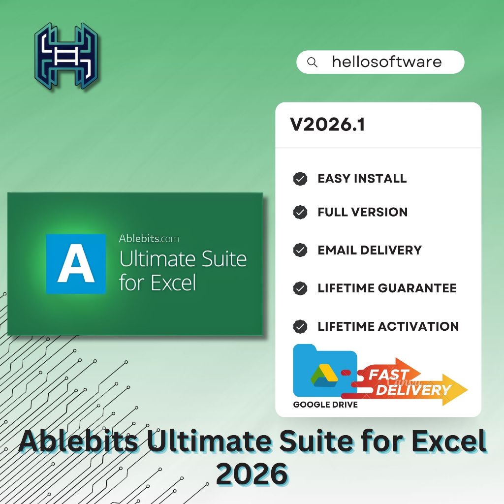 Jual Ablebits Ultimate Suite for Excel Business Edition v2026.1.3869. ...