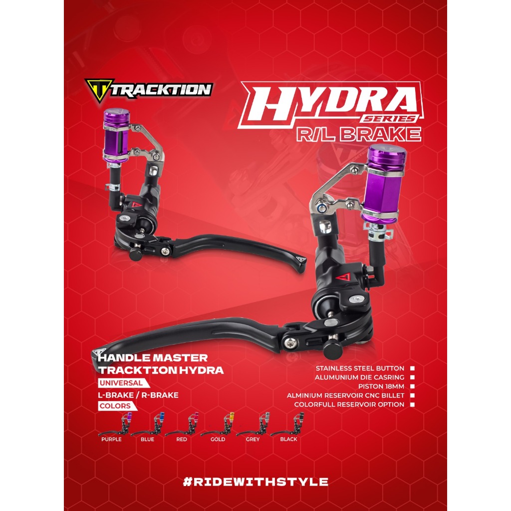 Jual HANDLE MASTER PUMP TRACKTION HYDRA R-L BRAKE | Shopee Indonesia