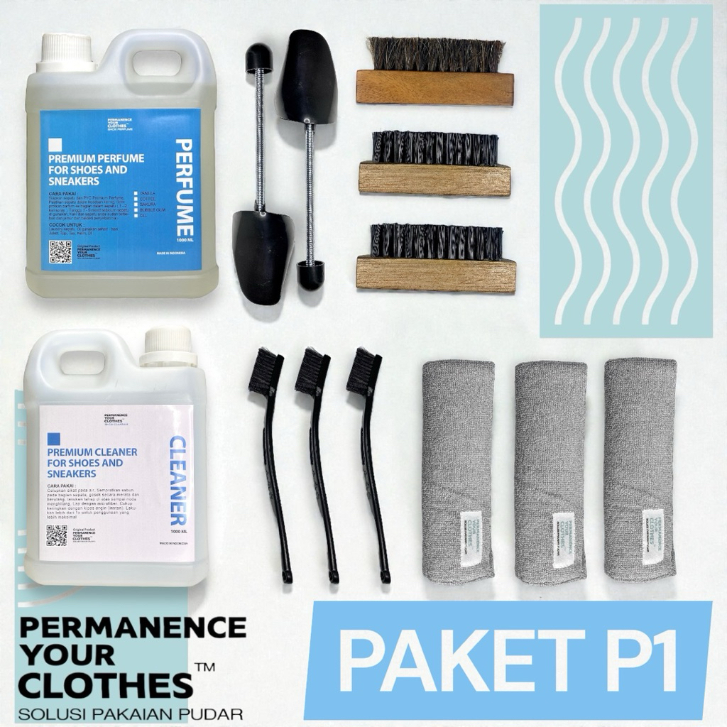 Jual Permanence Your Clothes - Paket Sabun Cuci Sepatu P-1 Shoes Care ...