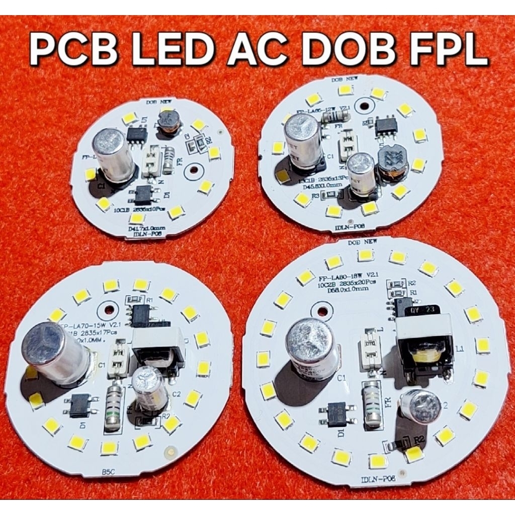 Jual PCB LED AC DOB FPL 9 12 15 18 WATT | Shopee Indonesia