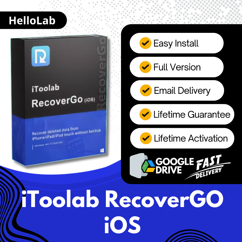 Jual iToolab RecoverGo iOS Data Recovery 8.1.0 Full Version | Shopee ...