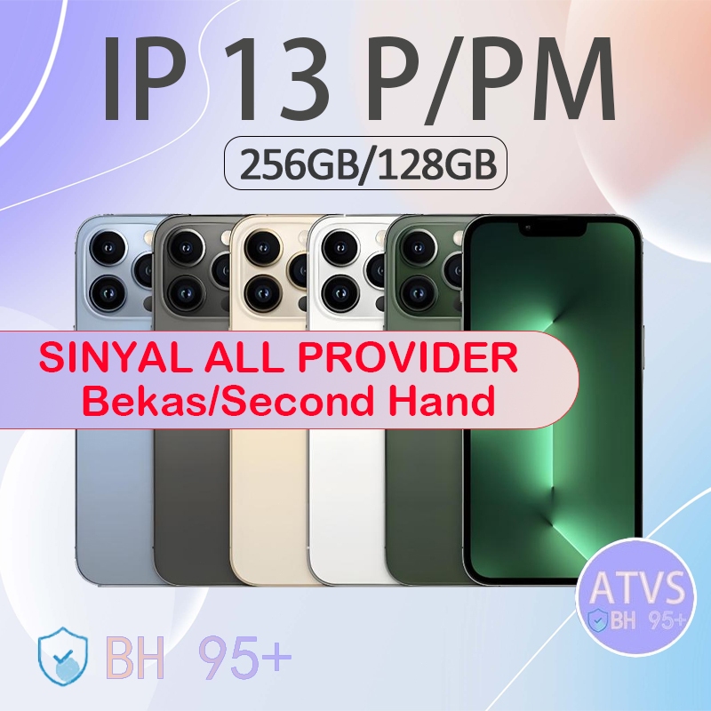 Jual IP 13 PRO/PROMAX 256GB/128GB SECOND HAND FULLSET MULUS GOOD ...