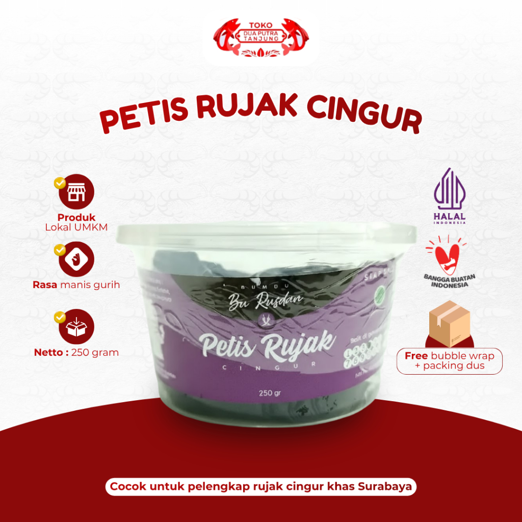 Jual Dua Putra Tanjung Petis Rujak Cingur Bu Rusdan 250gr Bumbu Praktis ...