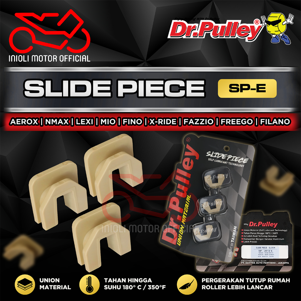Jual PIECE SLIDE PIECE RACING DR PULLEY YAMAHA NMAX AEROX LEXI XEON ...