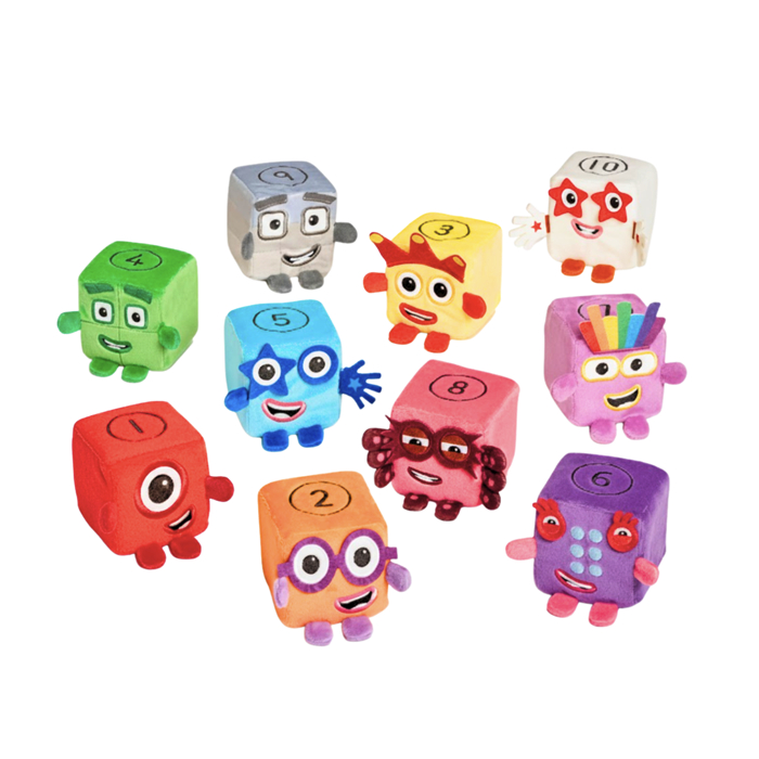 Jual Mini Blocklets Numberblocks 1–10, soft & squishy cubes untuk ...
